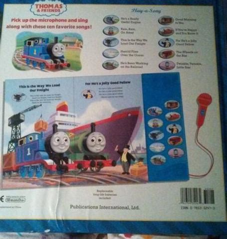 Thomas And Friends Sing Along Songs Book And Microphone 500931554