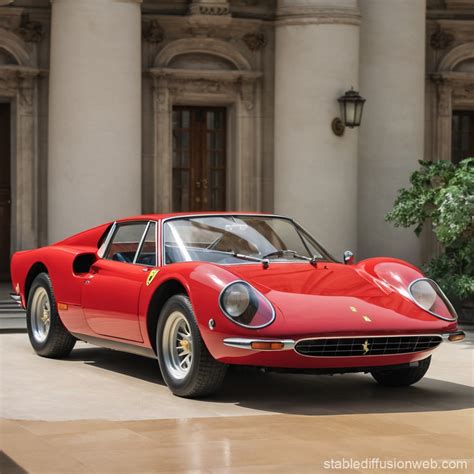 Ferrari Dino Concept Stable Diffusion Online