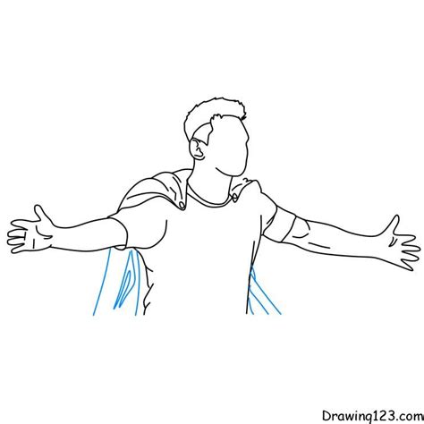 Langkah 8 Gambar Mata Hidung Dan Mulutnya Dengan Janggut Spesialnya