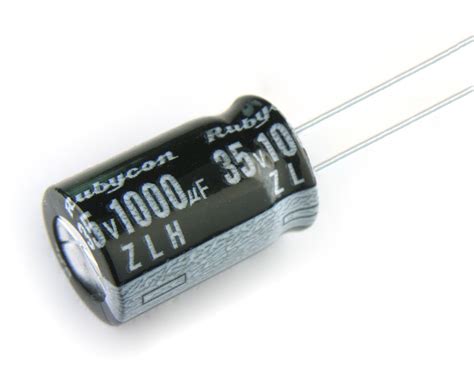 Rubycon 125x25mm Zlh Low Esr 35v1000uf Capacitor Phaser Fpv