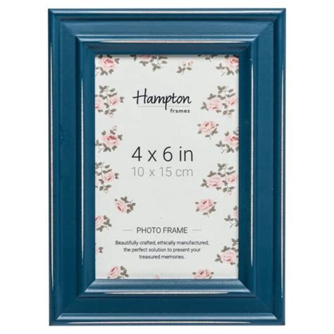 Paloma 4×6 Teal Blue Photo Frame Wholesale Trade Account Picture Frames Hampton Frames