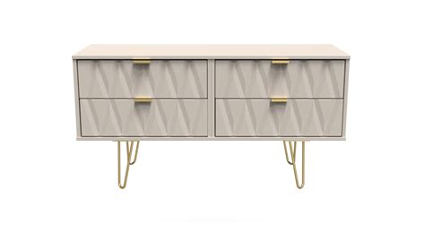 Diamond 4 Drawer Bed Box Kashmir Front Carcass Colour Choice