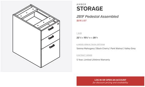 Amber Components Storage 2b1f Pedestal Assembled Cherry Man Industries Inc