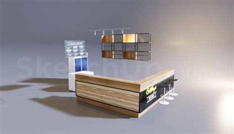 8156 Free Sketchup Bar Model Download Sketchup Models For Free Download