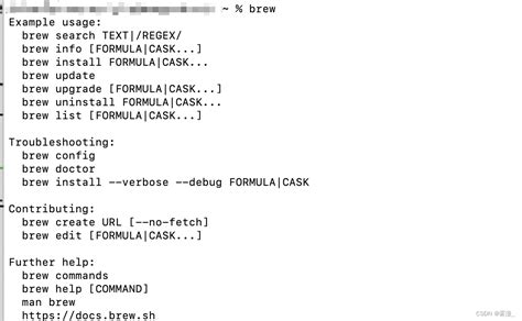 mac：安装homebrew mac git must be installed and in your path csdn博客