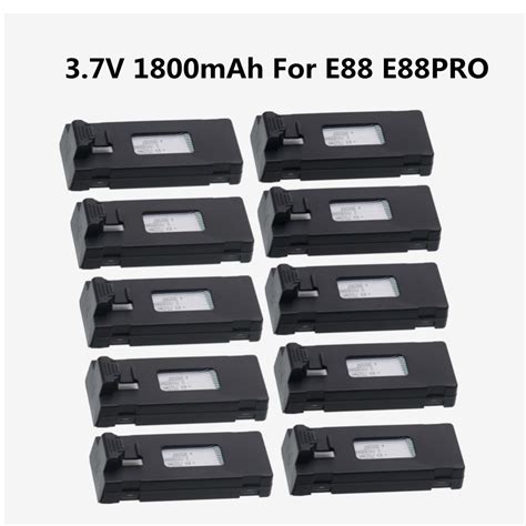 3 7v 1800mah Rc Drone Battery Accessory For E88 E88pro Ls E525 E525 Pro