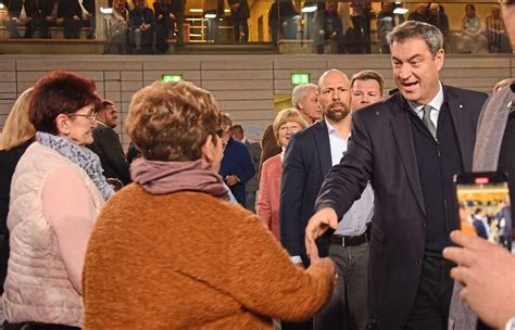 Söder Zu Gast Beim Csu Neujahrsempfang