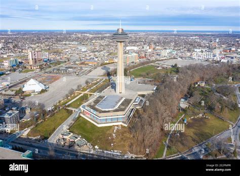 Skylon Tower Observation Deck Niagara Falls Ontario Canada Stock