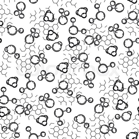 Molecule Pattern Vector At Collection Of Molecule
