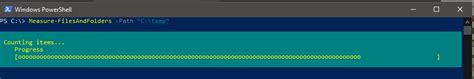 Powershell Script For Counting Files And Folders Fredrik Engseth
