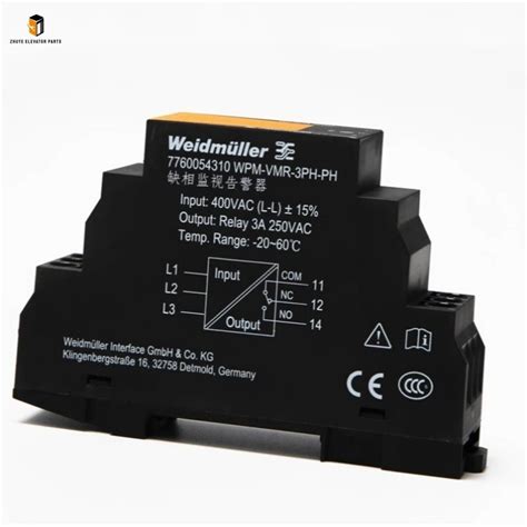 Elevator Phase Sequence Relay Wpm Vmr 3ph Ph
