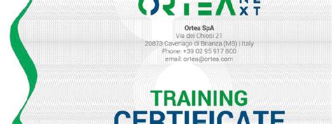 Ortea Next Training Continues With Success Ortea Next