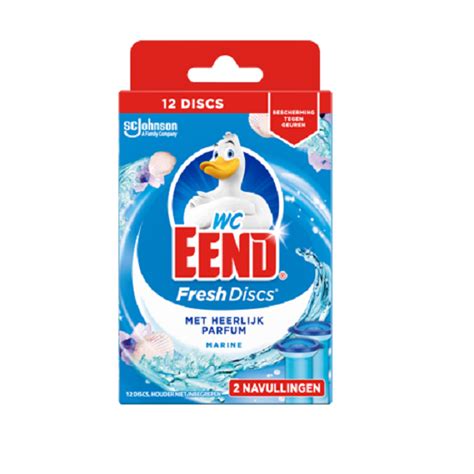 Wc Eend Fresh Discs Navul Duo Marine 72 Ml