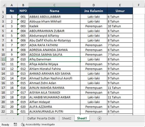 Cara Menghitung Jumlah Data Di Excel Tanpa Formula AMustilan