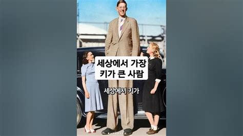 세상에서 키가 가장 큰 사람 Youtube