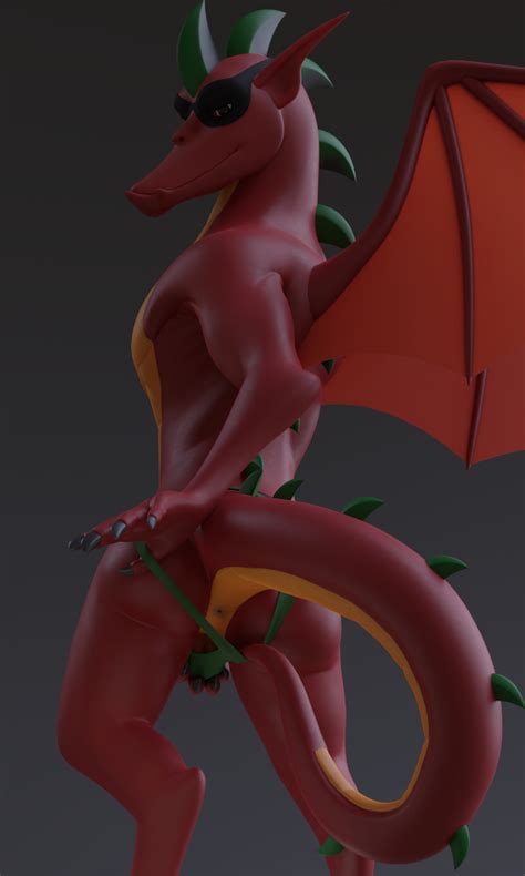 Rule 34 3d Artwork Absurd Res American Dragon Jake Long Anthro Anus Ass Backsack Balls