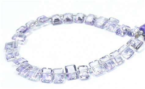 Purple Amethyst Rectangle Gemstone Beads At ₹ 28 25 Piece In Jaipur Id 2857841727362