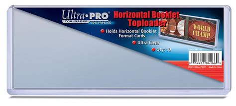 Toploader Booklet Horizontal 10 Per Pack