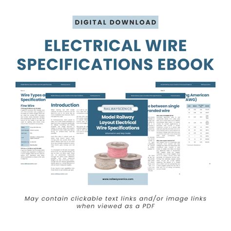 Railwayscenics Electrical Wire Types And Specifications Pdf Ebook Download Railwayscenics
