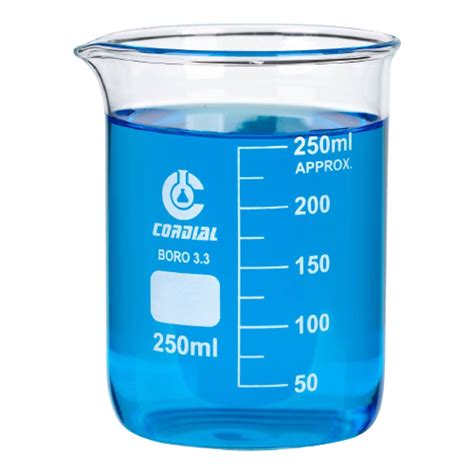 Glass Beaker 250ml Modernquip Medical Supplies