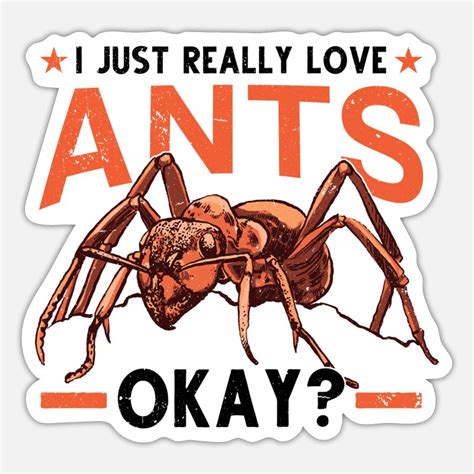 Ants Stickers Unique Designs Spreadshirt