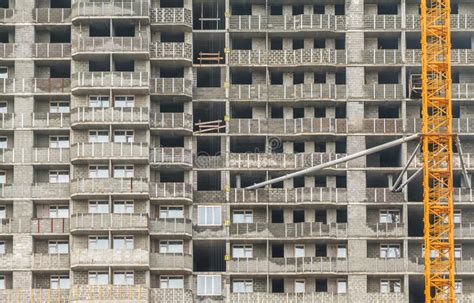 Fachada Concreto Reforzado Del Edificio Foto De Archivo Imagen De