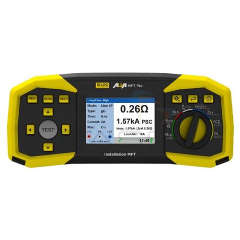 Di Log Alva Mft Pro Multifunction Installation Tester