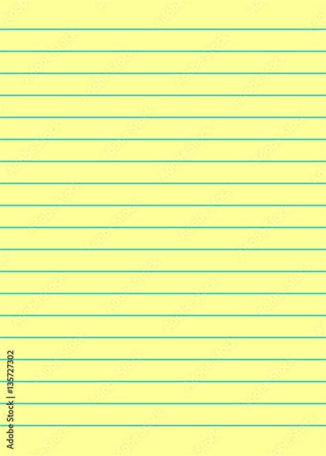 Vetor De Notebook Paper Background Yellow Lined Paper Do Stock Adobe