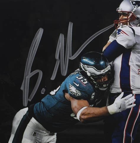 Brandon Graham Signed Eagles Custom Framed Photo Display Jsa