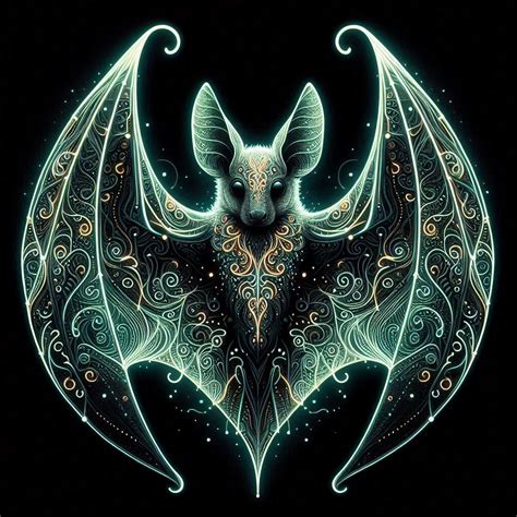 Neon Dream Bat Cute Fantasy Creatures Bat Art Colorful Drawings
