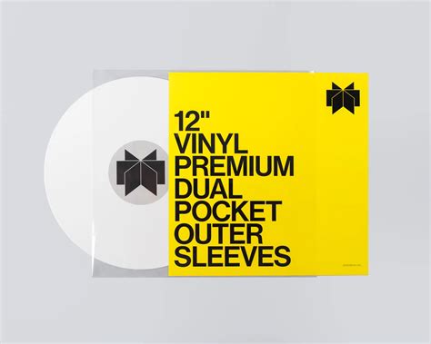 12 Dual Pocket Outer Sleeves Single Tuckable Flap Pack Of 25