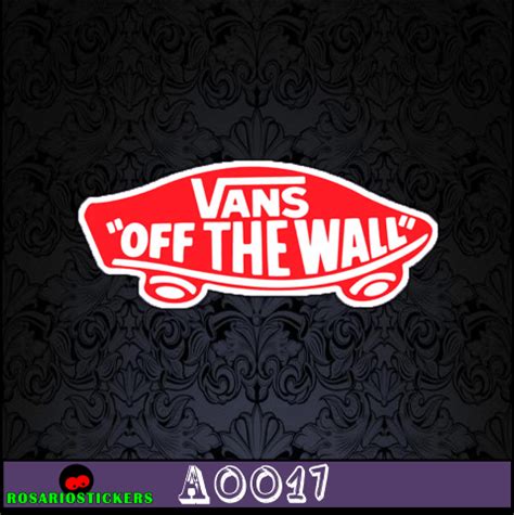 A0017 Vans Off The Wall Stickers Calcos Rosariostickers