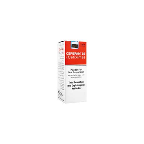 Cefspan Ds 30ml Suspension 200mg Pill Box