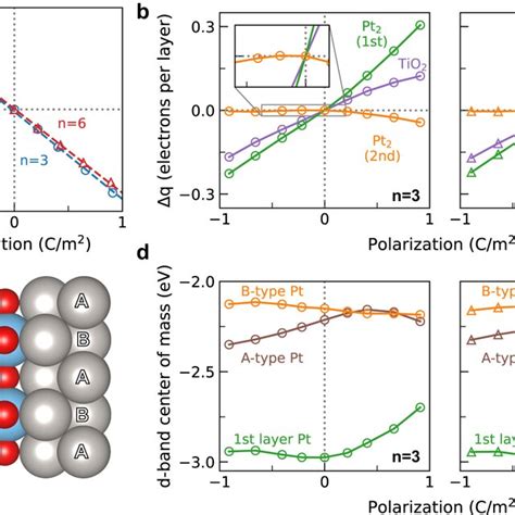 Charge And Band Structure Response To Support Polarization A Surface Download Scientific