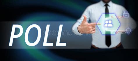inspiration showing sign poll business idea record of the number of
