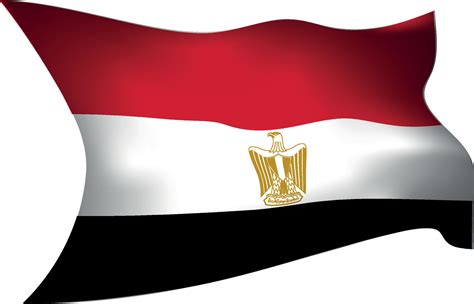 Egypt Flag Flaying And Waving In The Air 23584154 Vector Art At Vecteezy