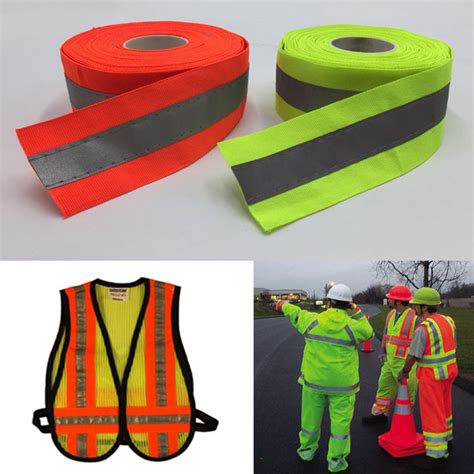 Roadstar 50mm Width Fluorescent Yellowandfluorescent Orange Reflective