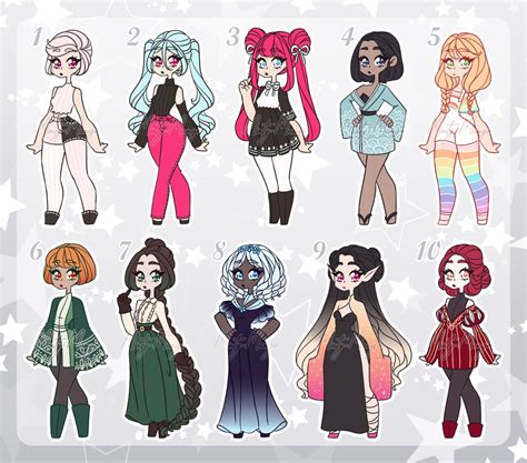 Small Girl Adoptable Batch 37 Closed By Mango Designs On Deviantart