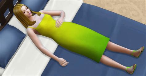 My Sim Emily Sleeping In Her Lime Green Dress By Longdressobsessed On Deviantart
