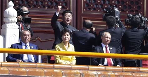 박근혜 참석 천안문 열병식 10년 만에중국 사상 최대 80돌 전승절 준비