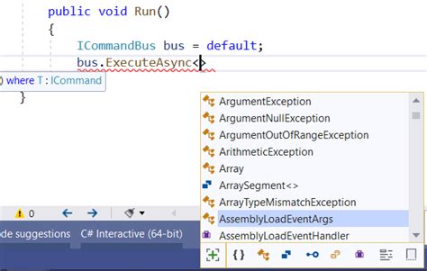 Completion Does Not Filter Generic Type Argument From Constraint Issue Dotnet Roslyn