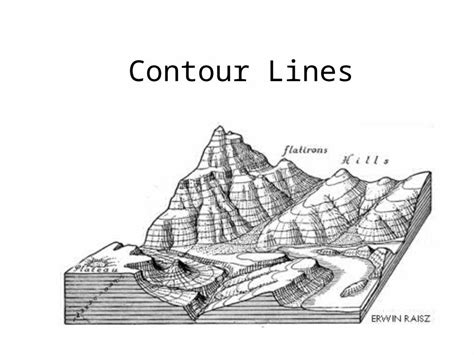 Ppt Contour Lines Contour Lines Are Lines On A Map That Join Points