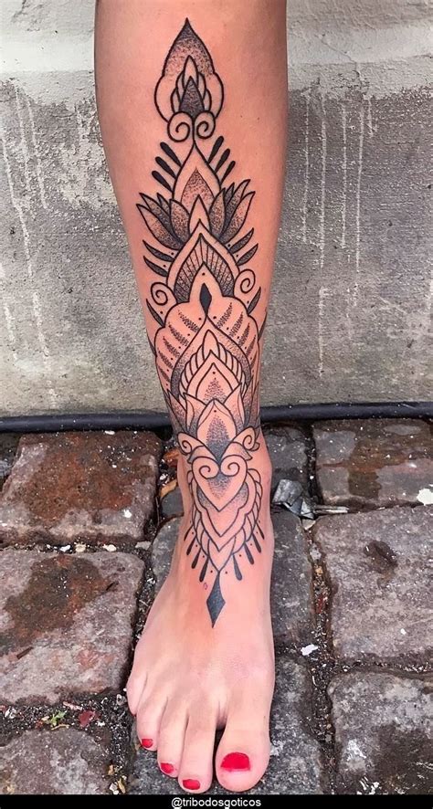Elegant Tattoo Designs For Lower Leg Women Stylish And Meaningful
