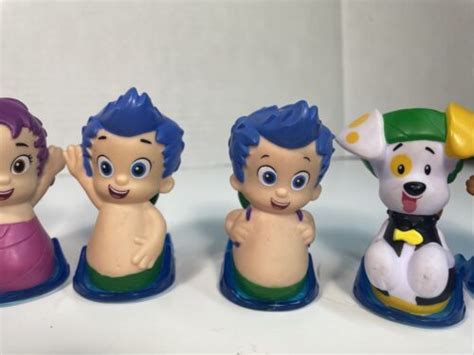 6 Nickelodeon Bubble Guppies Figures Roll N Go Sliders Rollers Toys 4678703026