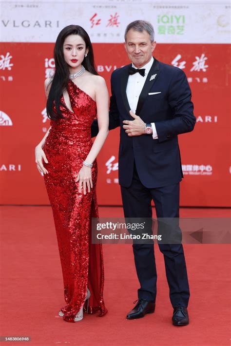 Chinese Actress Nazha And Lelio Gavazza Executive Vice President Nachrichtenfoto Getty Images