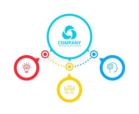 Business Data Visualization Process Chart Abstract Elements Of Graph