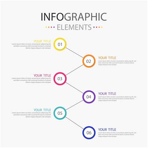 Premium Vector Modern Text Box Infographics Elements Flowchart Design