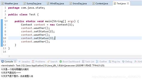 Java23种设计模式——17行为型模式之状态模式getstatus 不能用integer Csdn博客