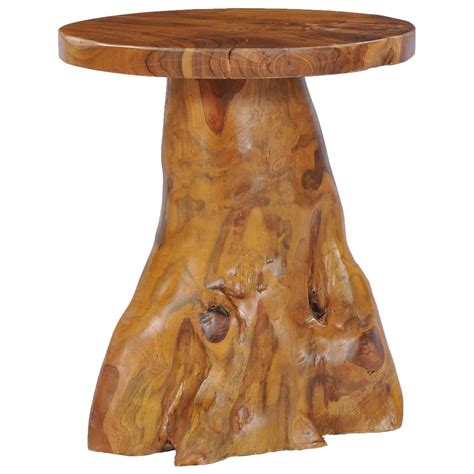Table Basse 40 X 40 Cm Bois De Teck Massif Vidaxl Brun