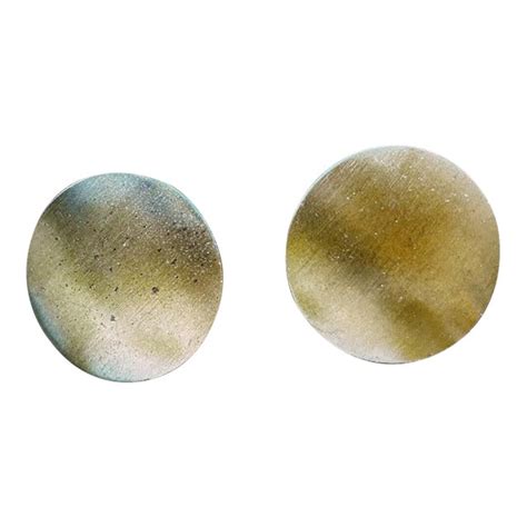 Vintage 1 34 Round European Brass Angled Drawer Pulls A Pair Chairish